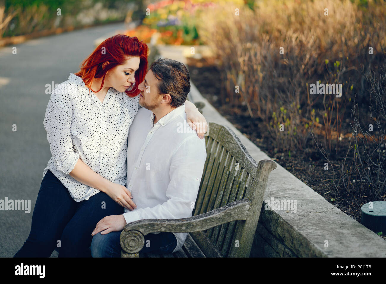 Stylish redhead woman hi-res stock photography and images - Alamy