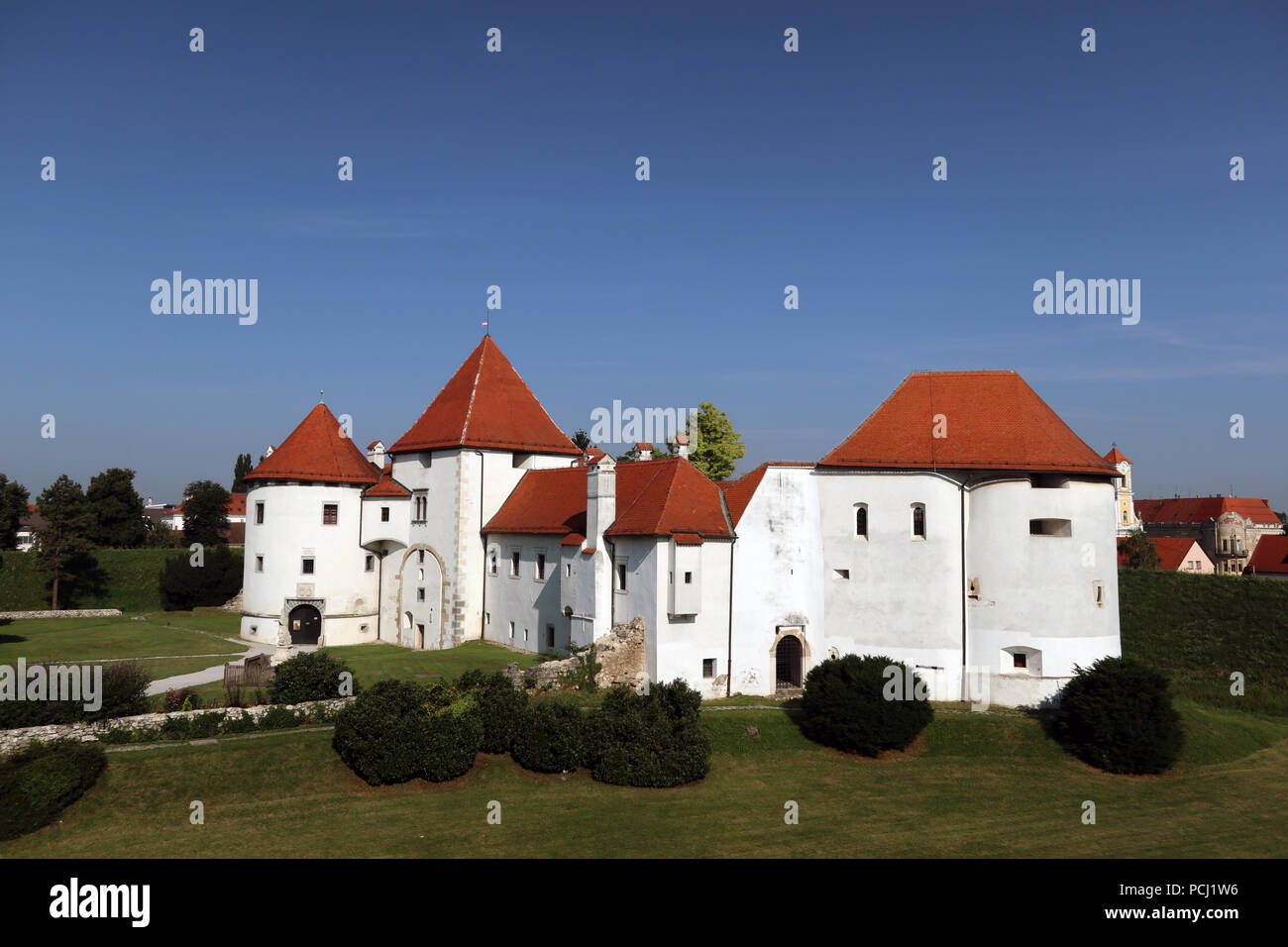 Old Castle at Varazdin, Croatia Stock Photo - Alamy