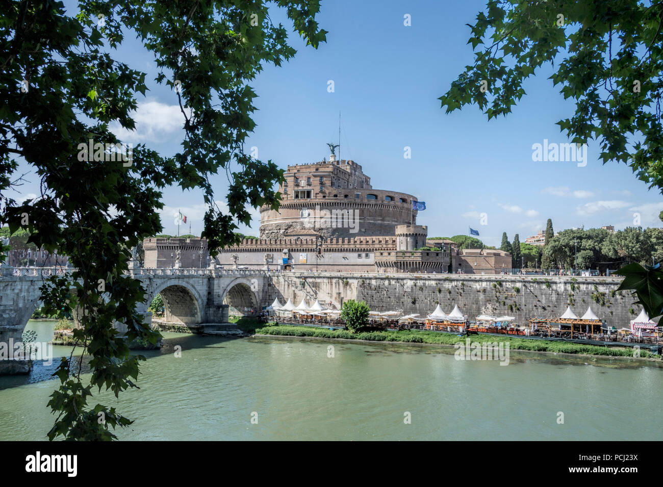 Castle de Sant Angelo Roma Italy Stock Photo - Alamy