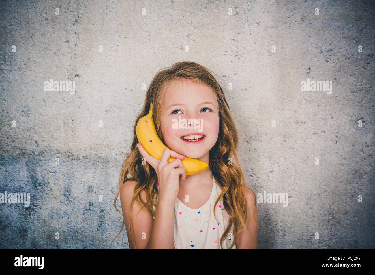 Child banana phone hi-res stock photography and images - Alamy