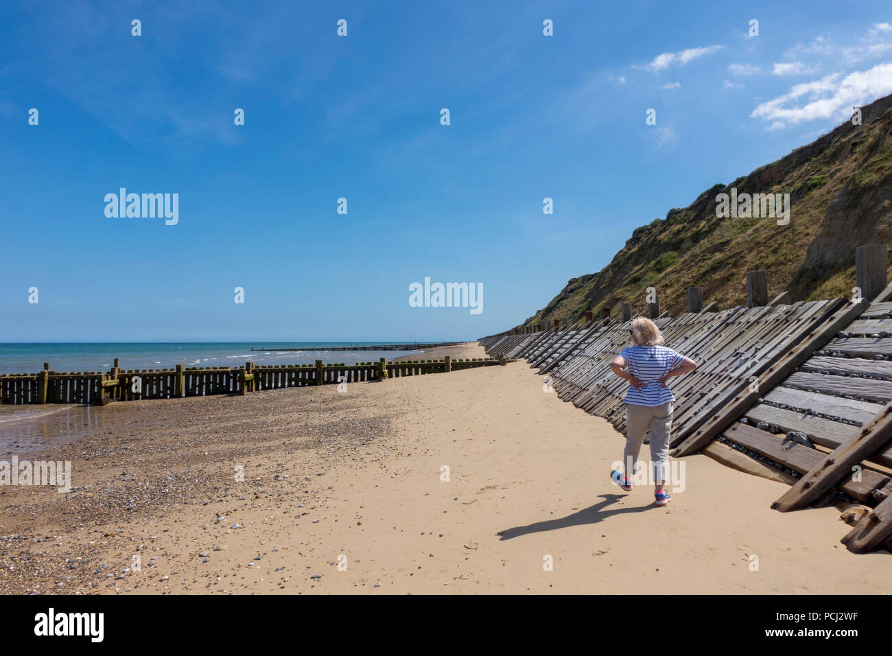 Trimingham beach hi-res stock photography and images - Alamy
