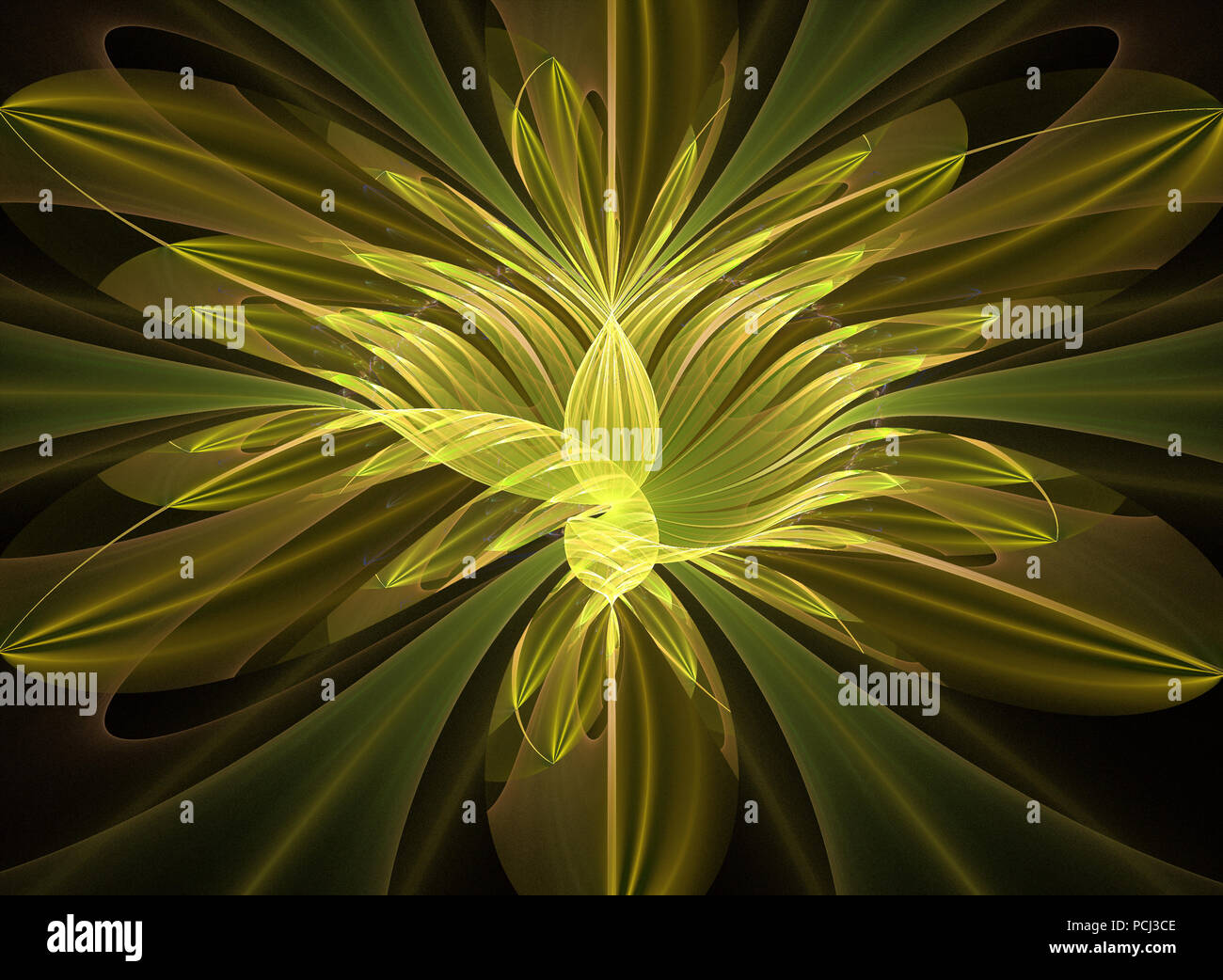 Abstract fractal patterns and shapes. Fractal texture. The colors in ...