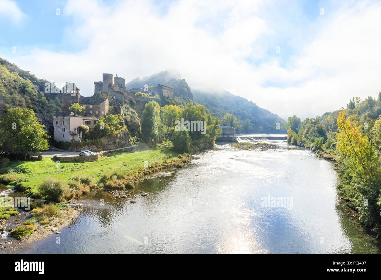 France, Aveyron, Tarn Valley, Parc Naturel Regional des Grands Causses ...