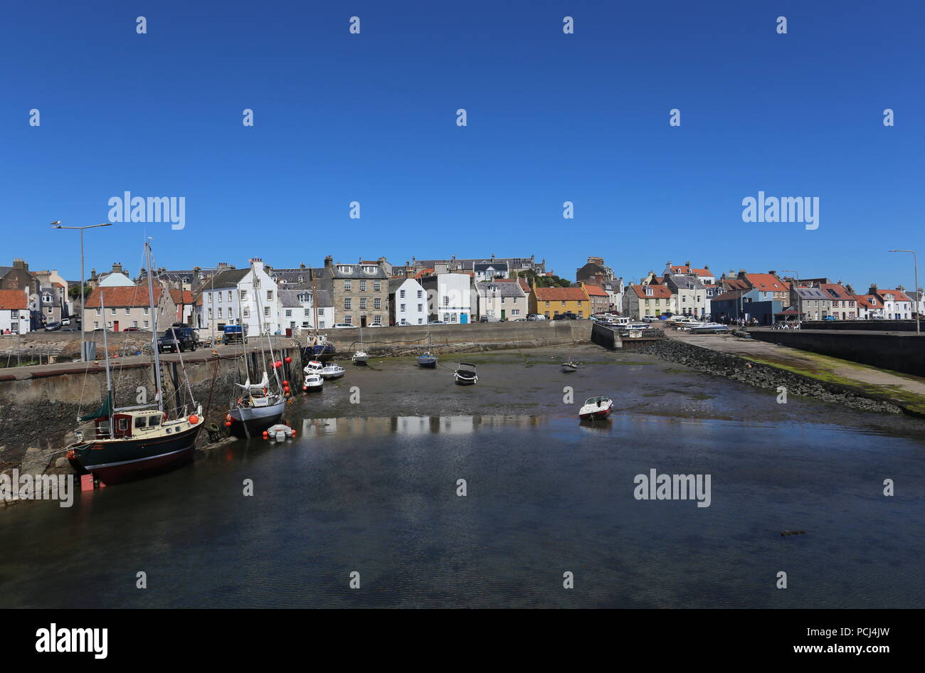 St Monans waterfront Fife Scotland July 2018 Stock Photo - Alamy