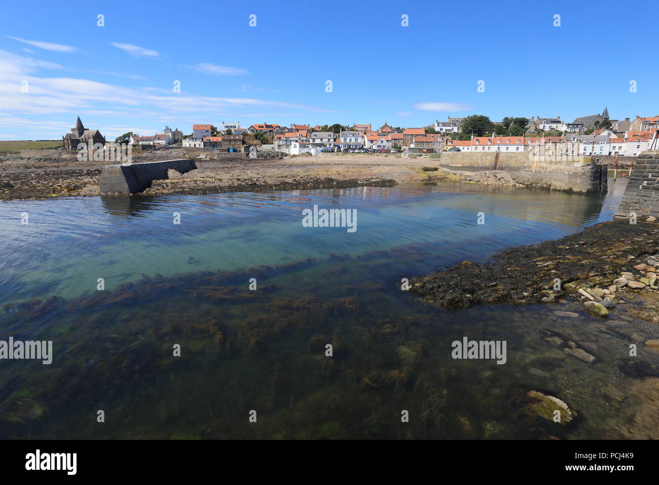 St Monans waterfront Fife Scotland July 2018 Stock Photo - Alamy