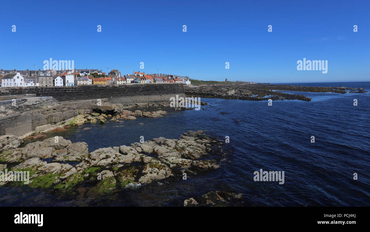 St Monans waterfront Fife Scotland July 2018 Stock Photo - Alamy
