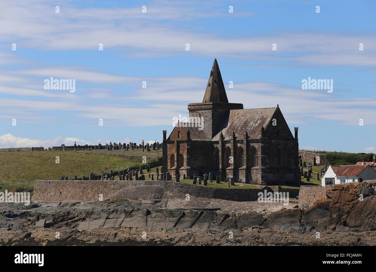 St Monans church Fife Scotland July 2018 Stock Photo - Alamy