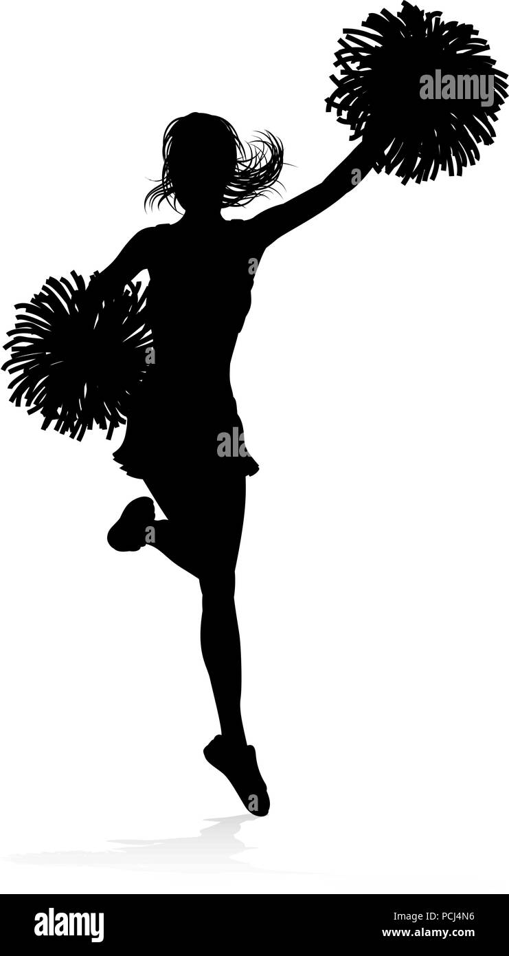 Woman girl cheerleader sports Cut Out Stock Images & Pictures - Alamy