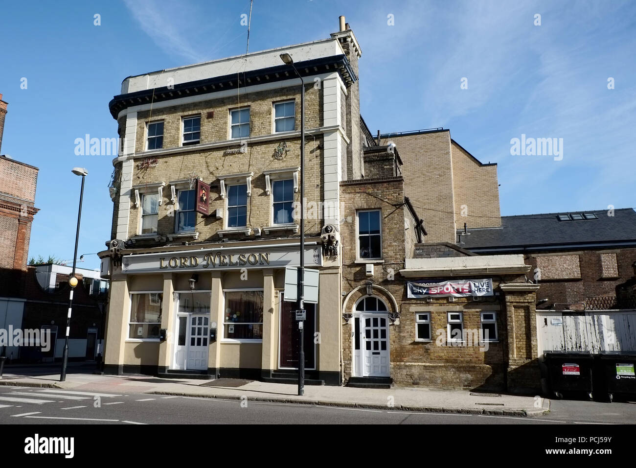 Lord Nelson Public House Manchester Road Isle of Dogs London Stock ...