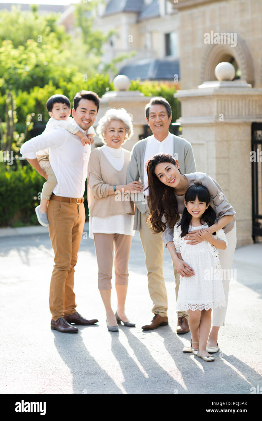 Happy Chinese Family