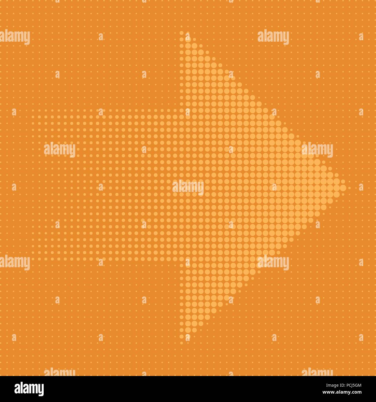 Arrow halftone dots. Vector EPS 10 Stock Vector Image & Art - Alamy