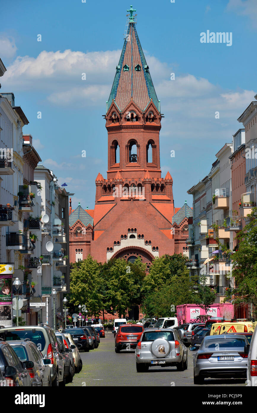 Passionskirche, Kreuzberg, Berlin, Deutschland Stock Photo - Alamy