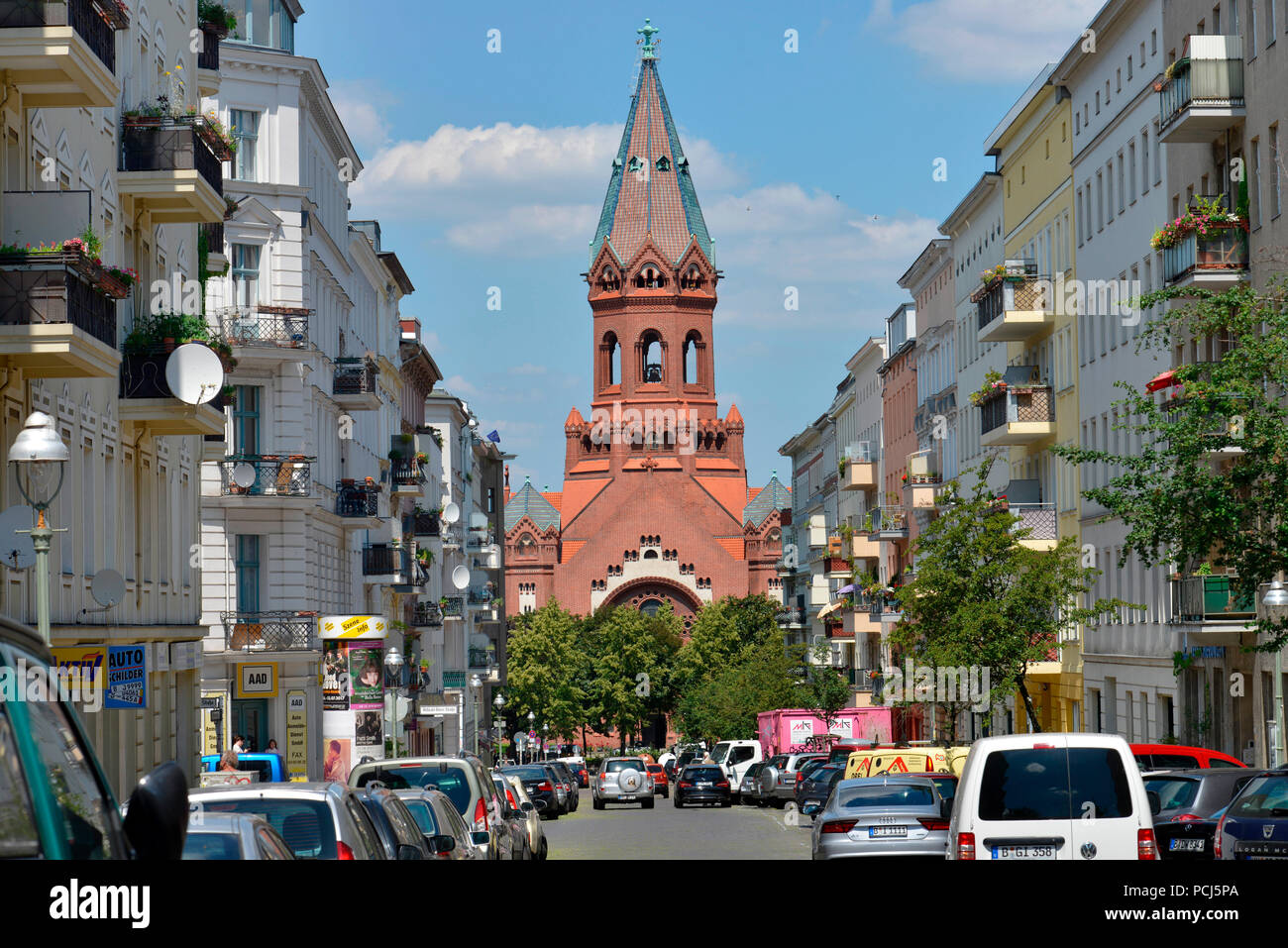 Passionskirche, Kreuzberg, Berlin, Deutschland Stock Photo - Alamy