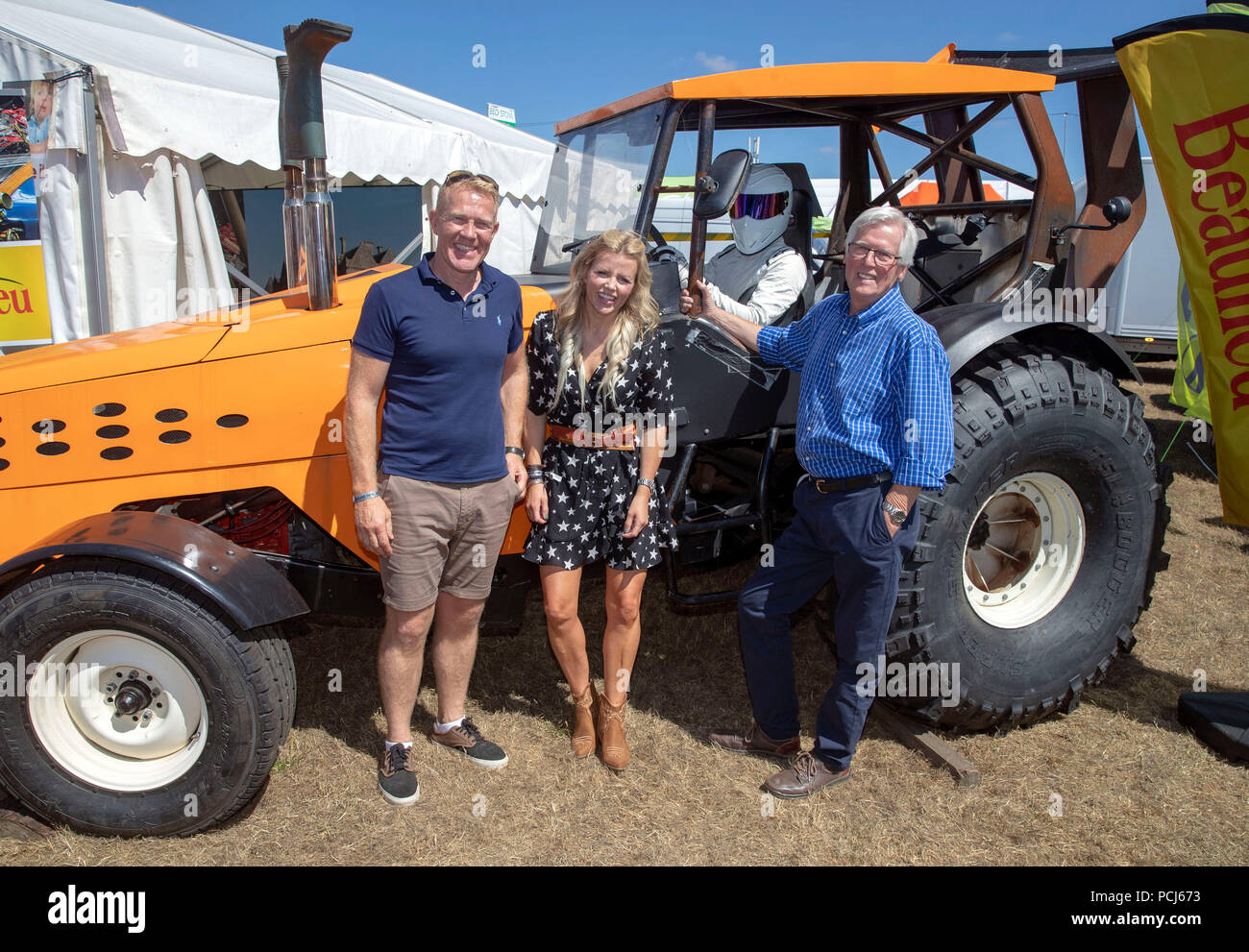 Presenters John Craven (right), Ellie Harrison and Adam Henson (left ...