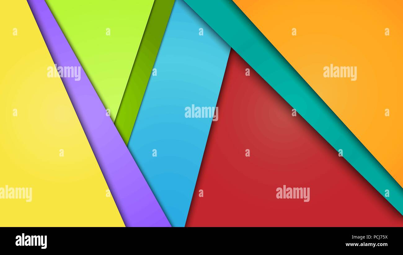 Illustration of modern material design. Vector EPS 10 Stock Vector ...