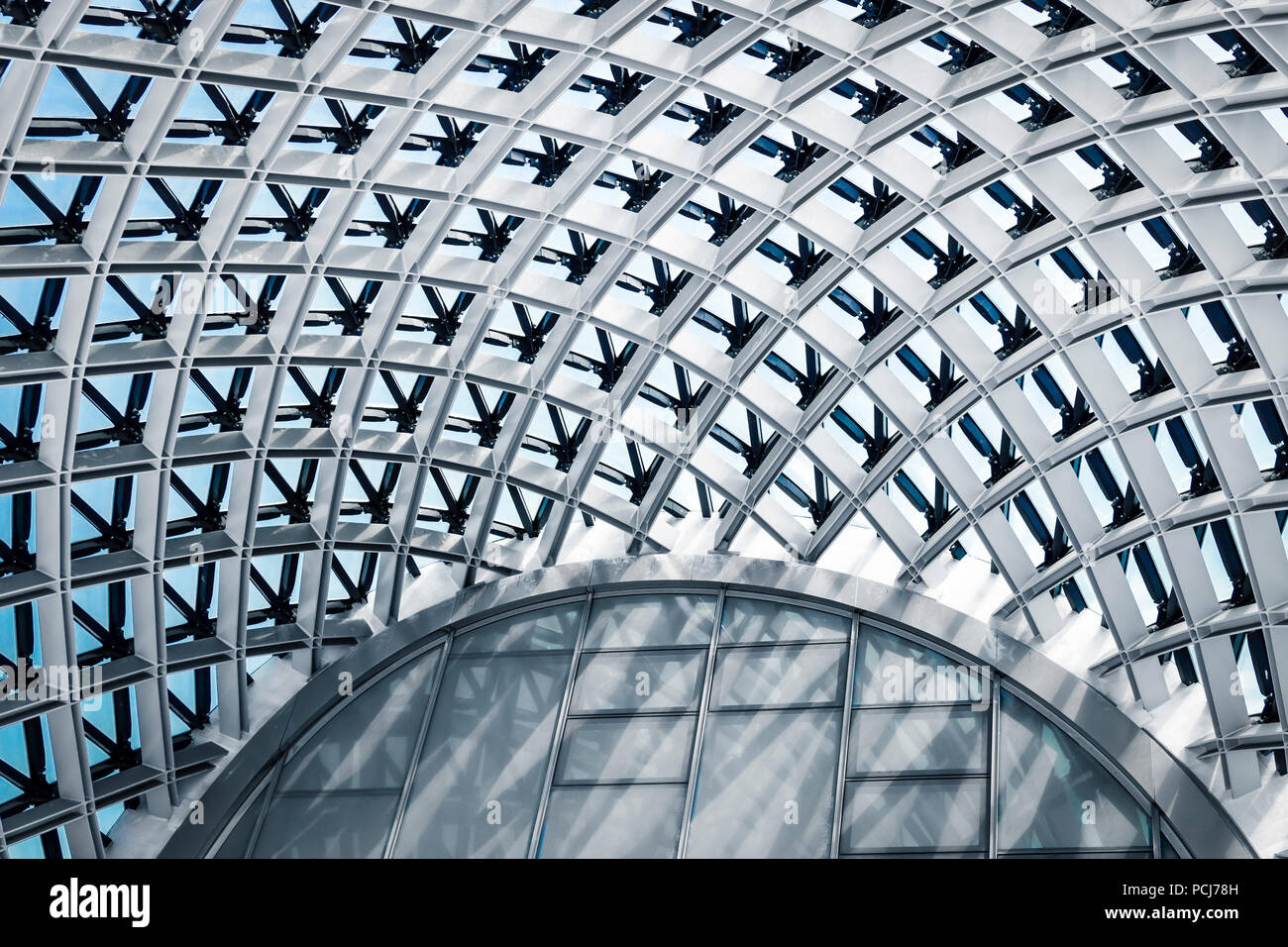 Building structures of modern urban architecture close-up Stock Photo ...