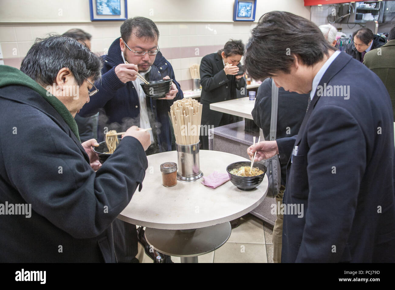 No space,no,time,busy,fast-paced,lifestyle,eating noodles,standing-up ...