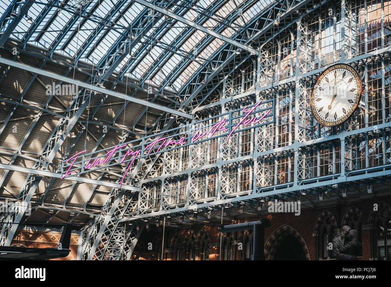 London st pancras uk station stations train interior inside hi-res ...
