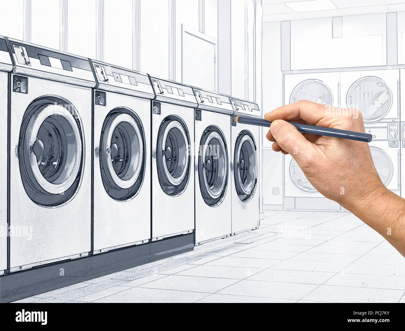 Public washing lines hi-res stock photography and images - Alamy