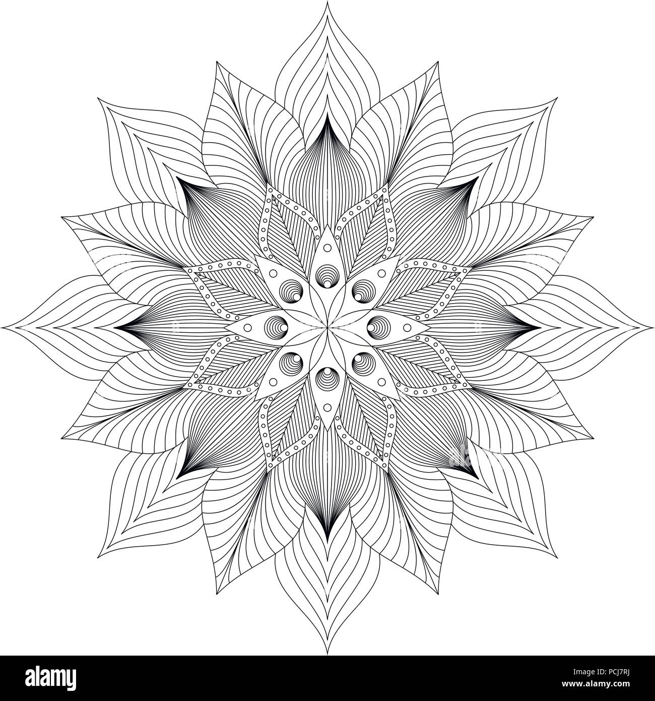 Mandala, tribal ethnic ornament, vector art Stock Vector Image & Art ...
