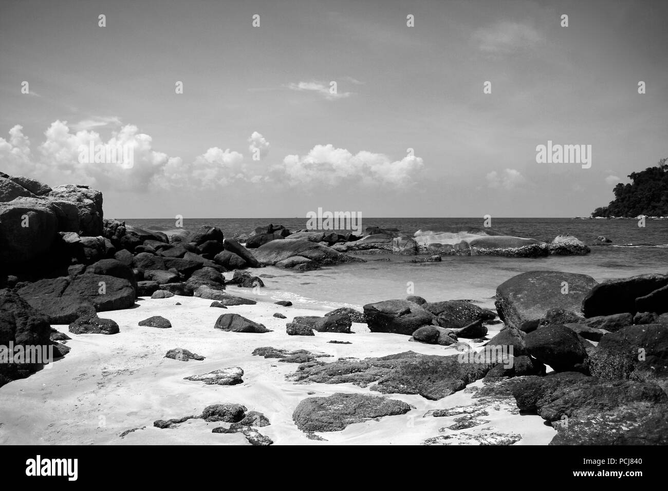 Malaysian beaches Black and White Stock Photos & Images - Alamy