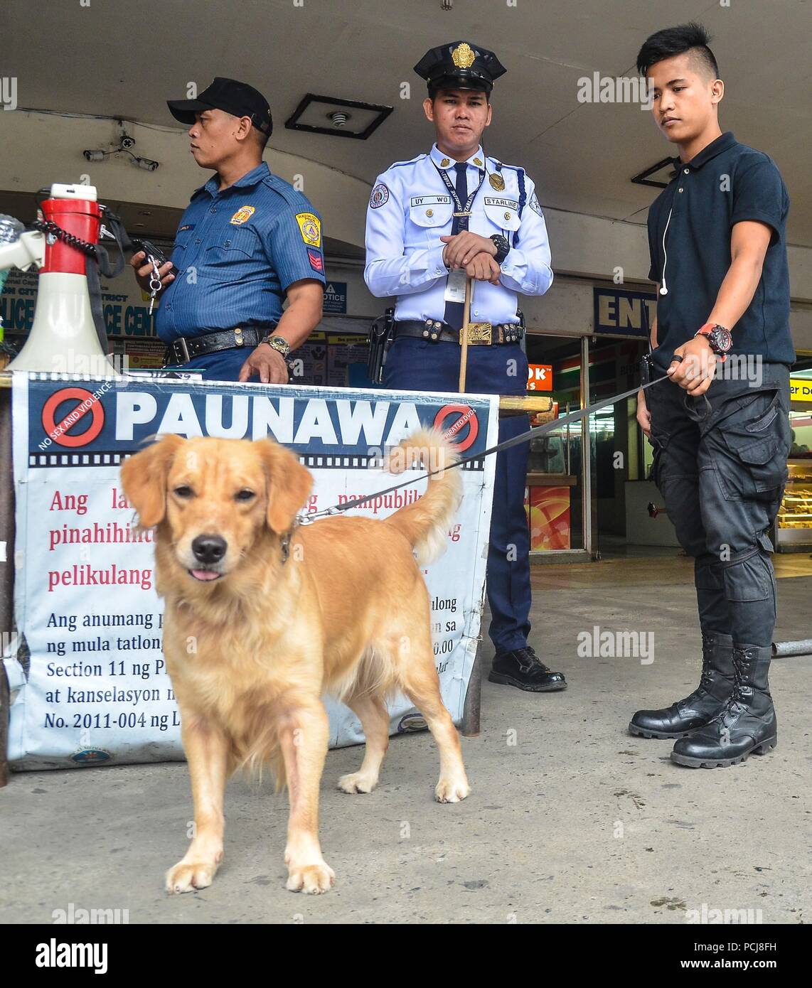 Quezon City, Philippines. 01st Aug, 2018. HIGH POLICE VISIBILITY ...