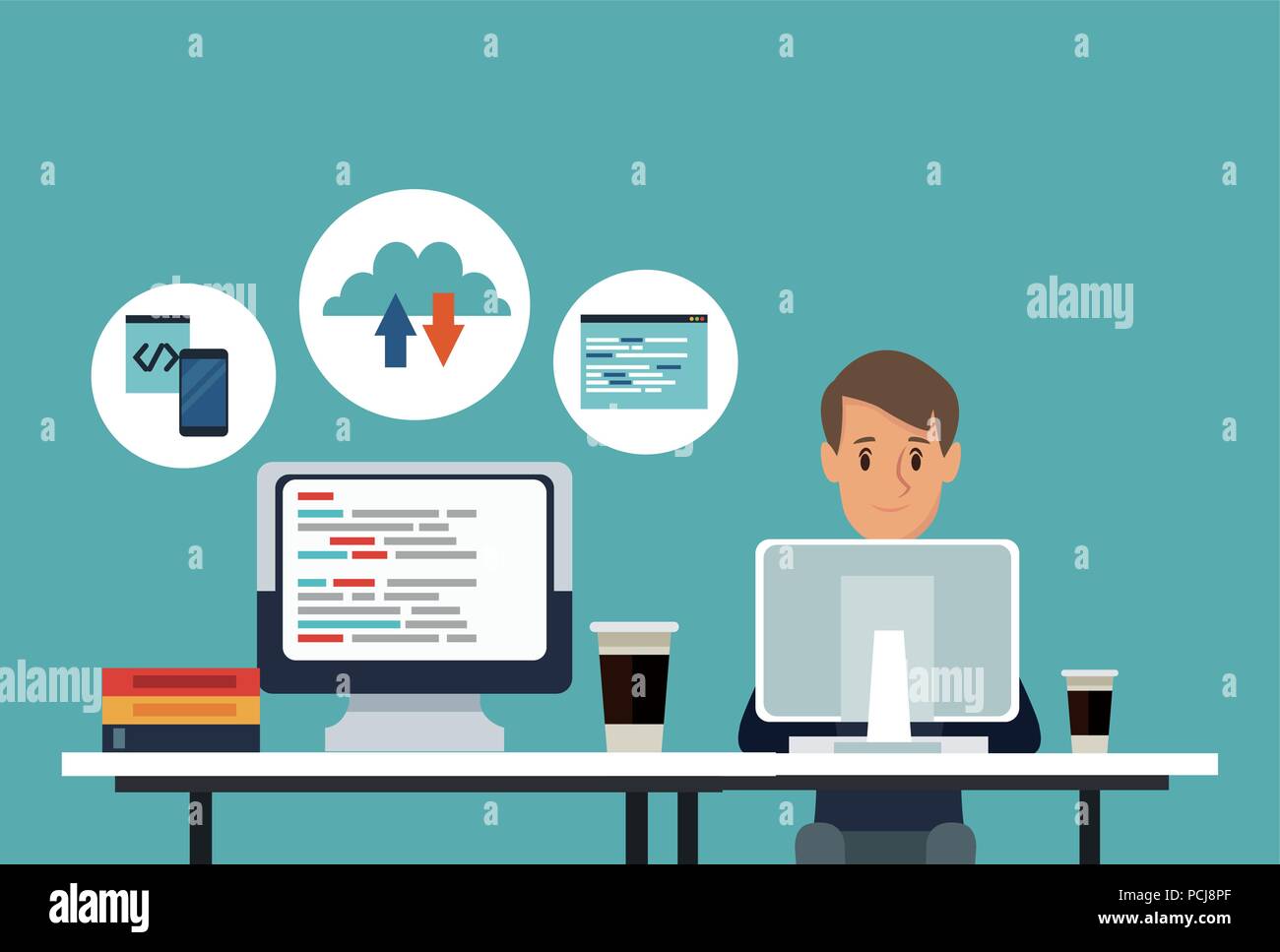 Software and programming Stock Vector Image & Art - Alamy