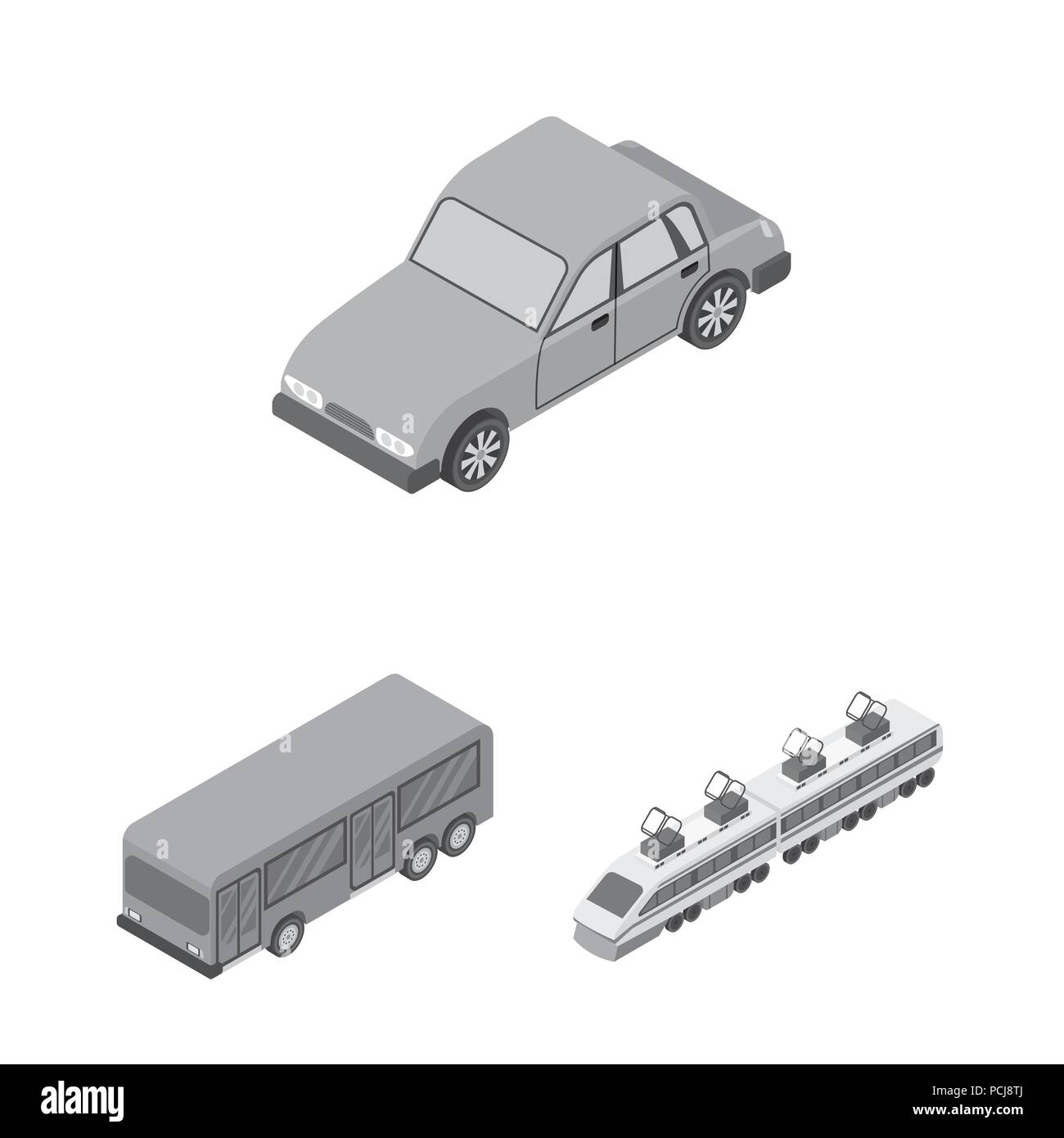 Different types vehicles illustration Stock Vector Images - Alamy