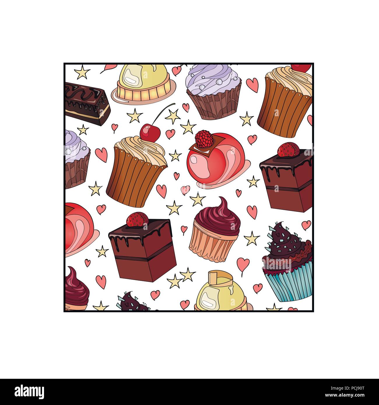 Logo, sign, style for the confectionery, bakery shop. Lettering Stock ...