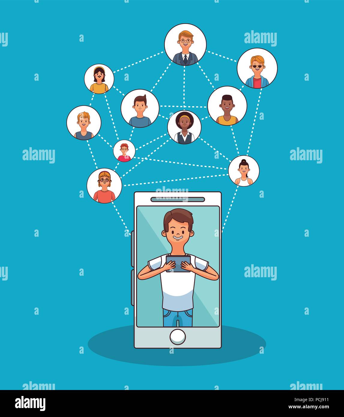 People online around world Stock Vector Image & Art - Alamy