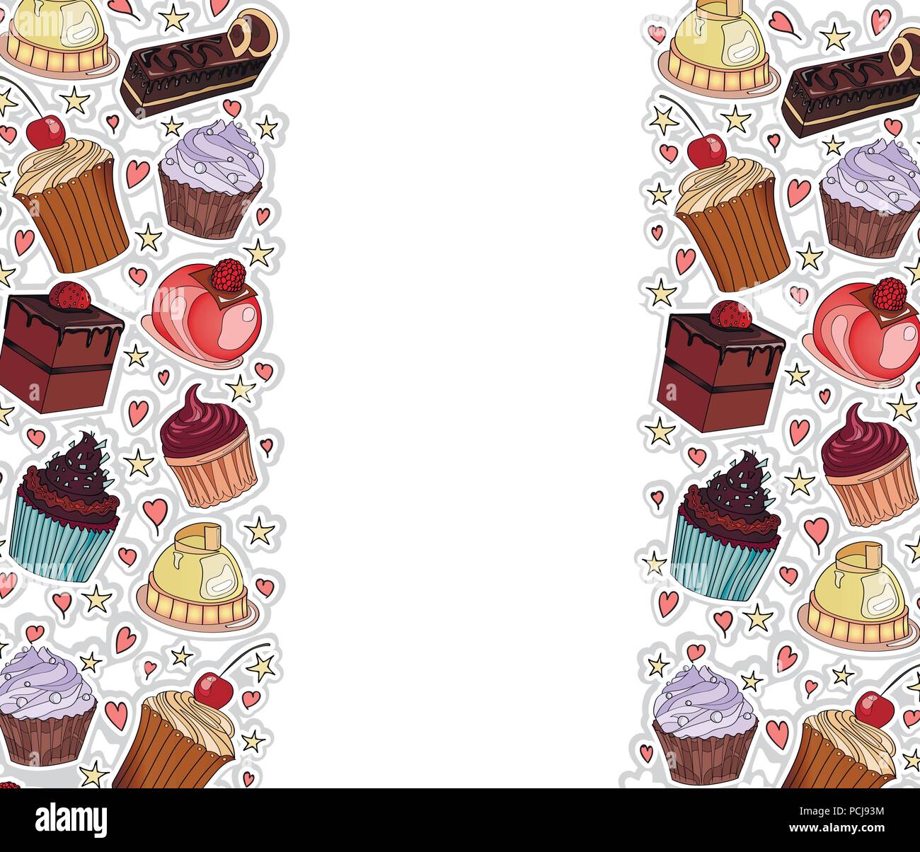 Confectionery shop banner design hi-res stock photography and images ...