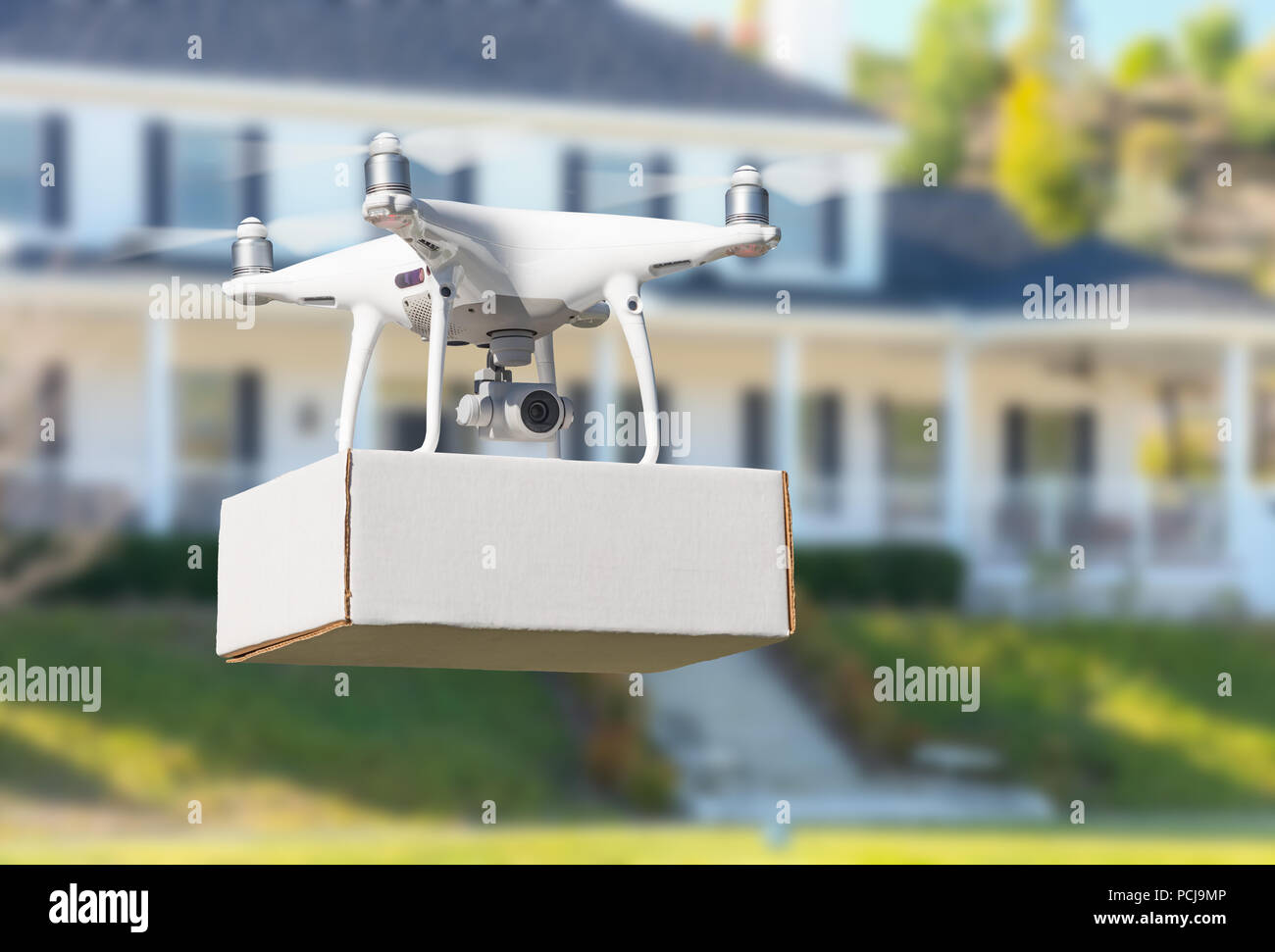 Drone package delivery photo hi-res stock photography and images - Alamy