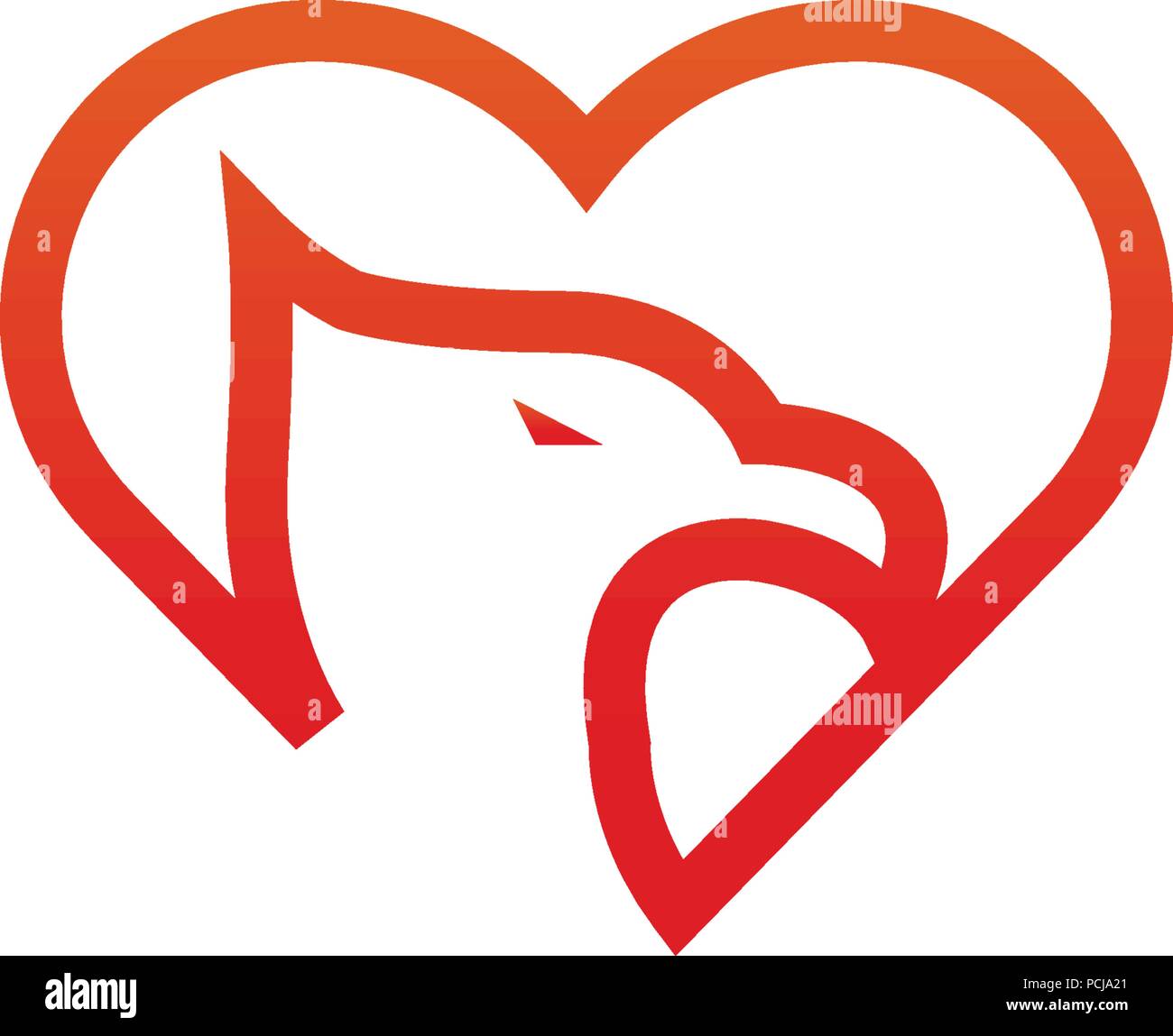 Heart Shape Logo High Resolution Stock Photography and Images - Alamy