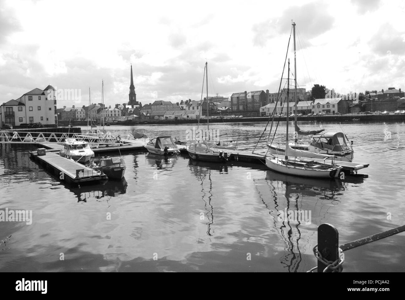 Ayr harbour Black and White Stock Photos & Images - Alamy