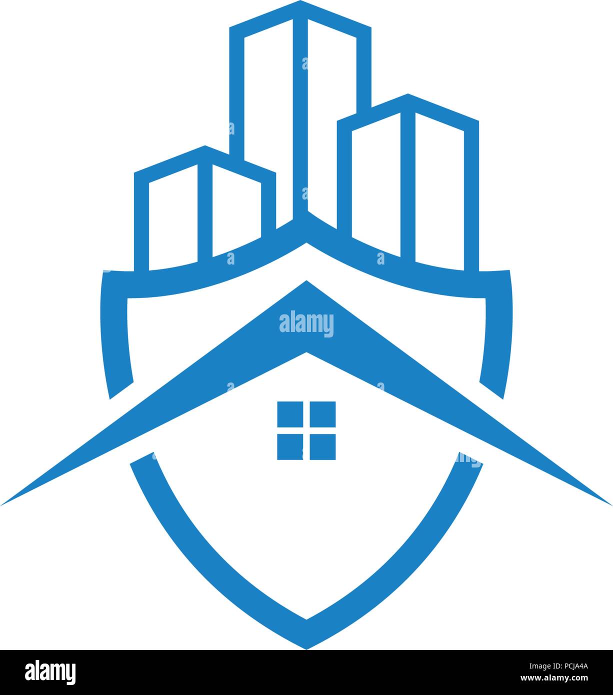 Shield estate Stock Vector Images - Alamy