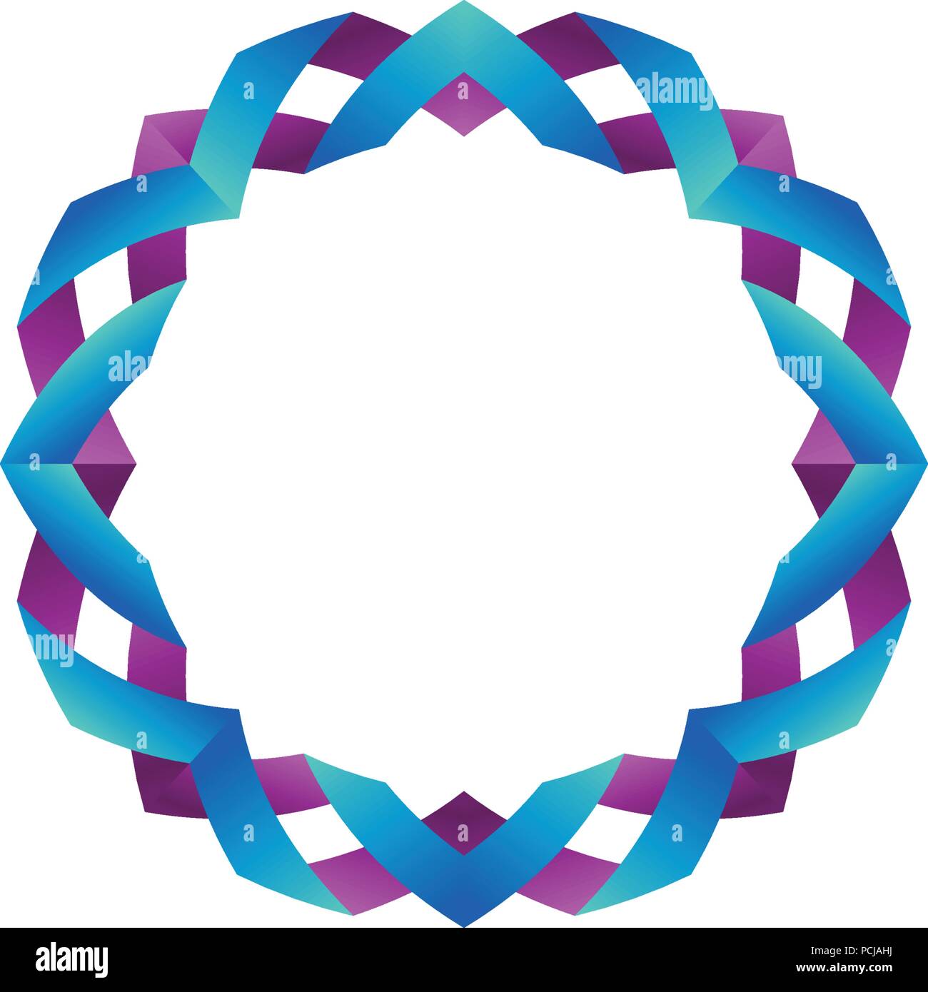 Form a circle Stock Vector Images - Alamy