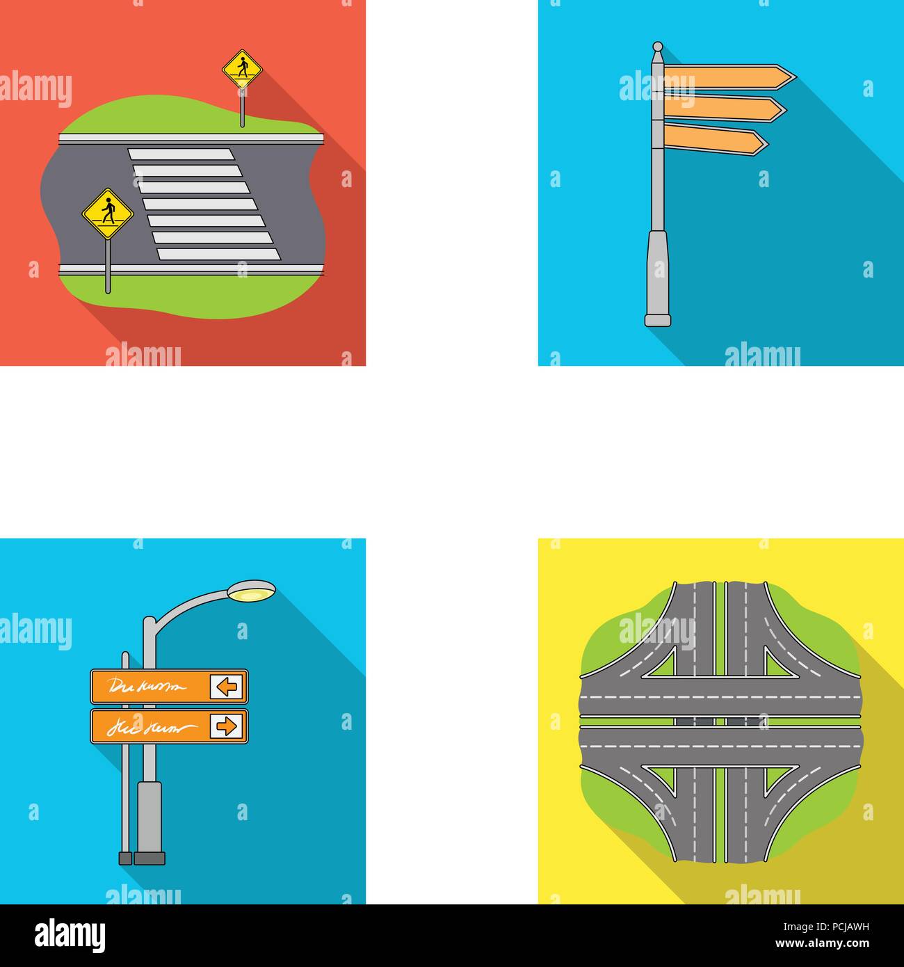 arrow,arrows,collection,crossing,driving,flat,highway,icon,illustration ...