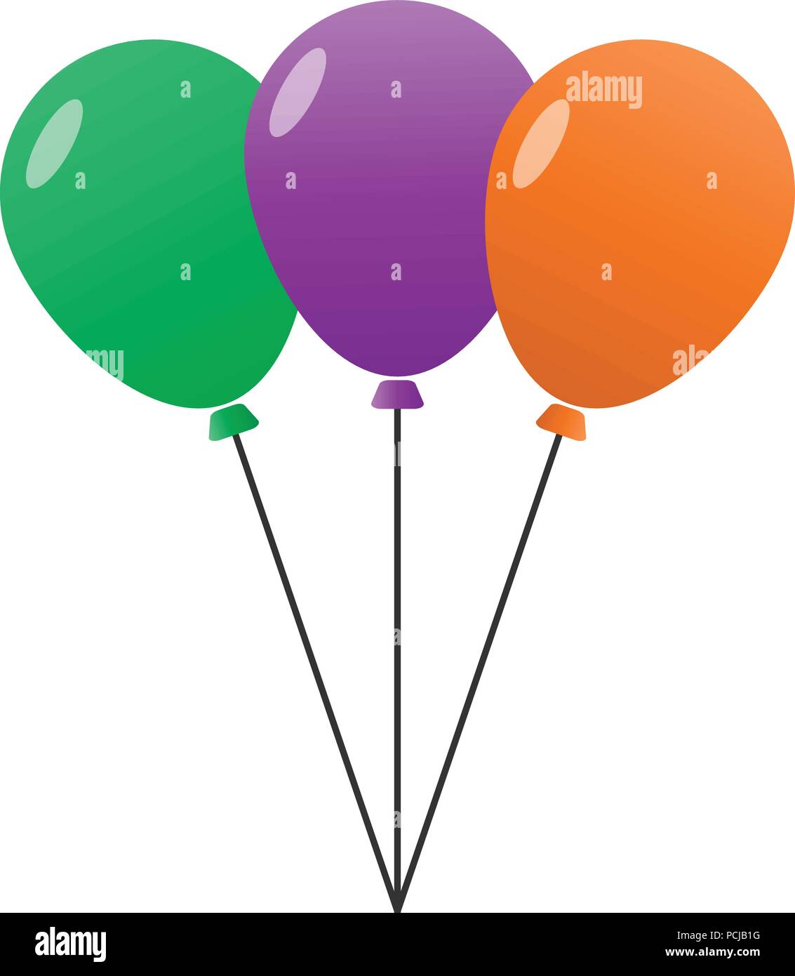 3 balloons Stock Vector Images - Alamy