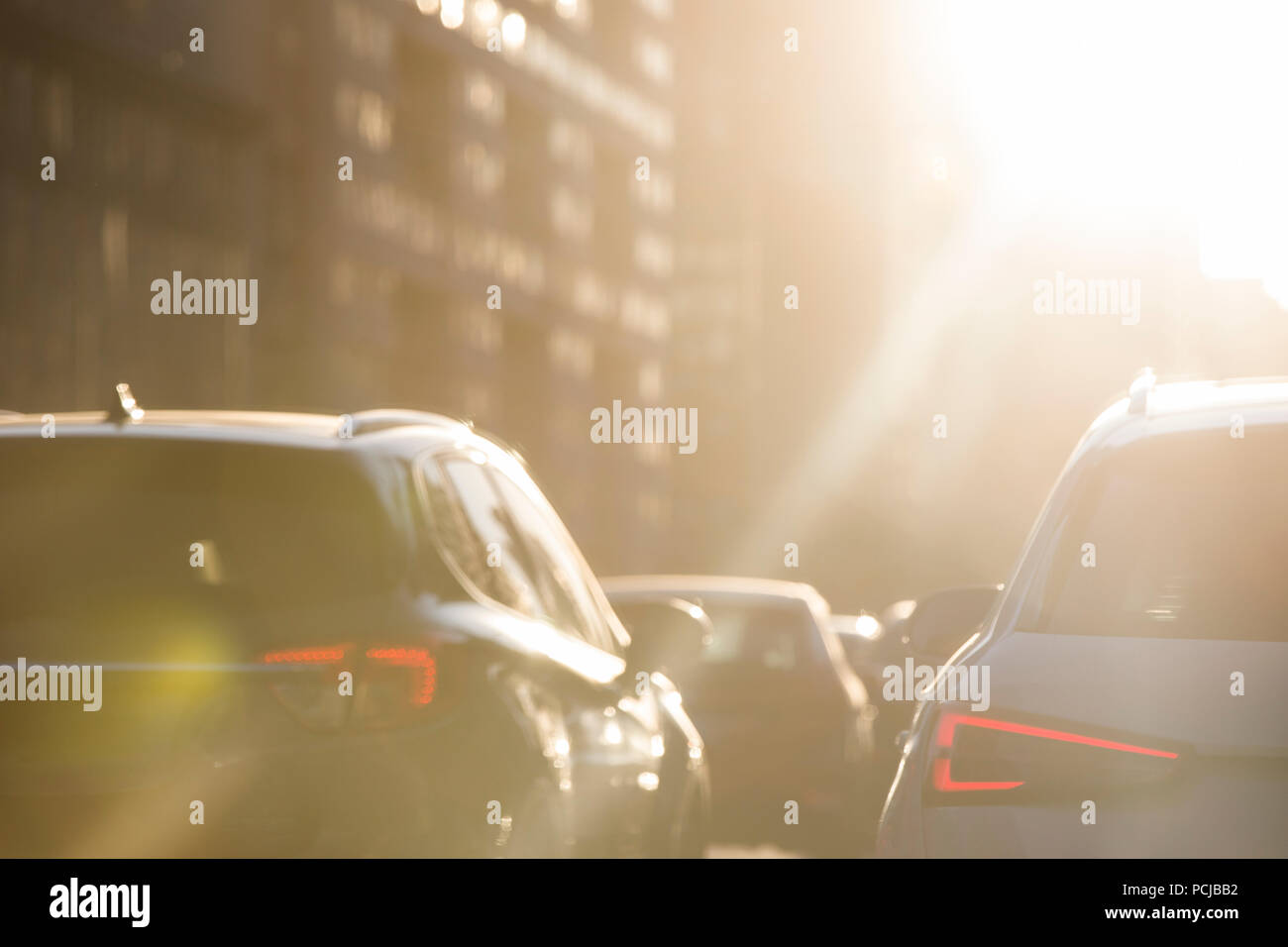 Cars in traffic jam Stock Photo - Alamy