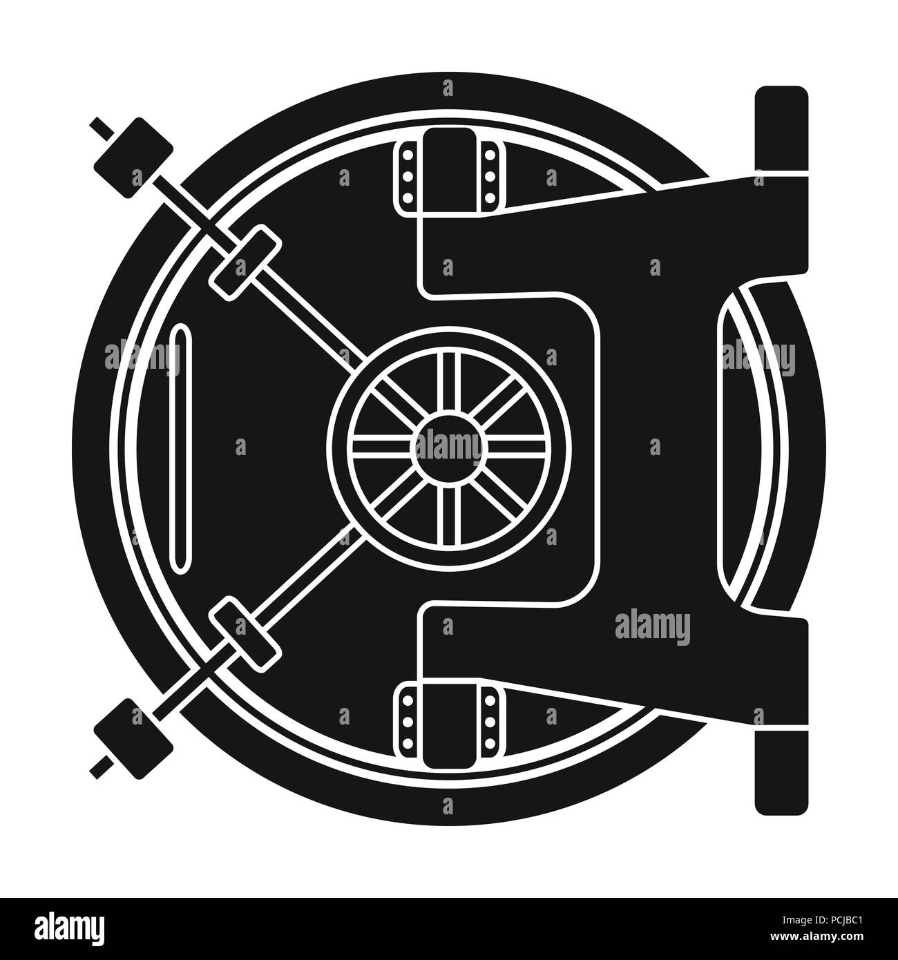 Bank Vault Vector Vault Clipart Hd PNG, Vector Vault Icon, Vault