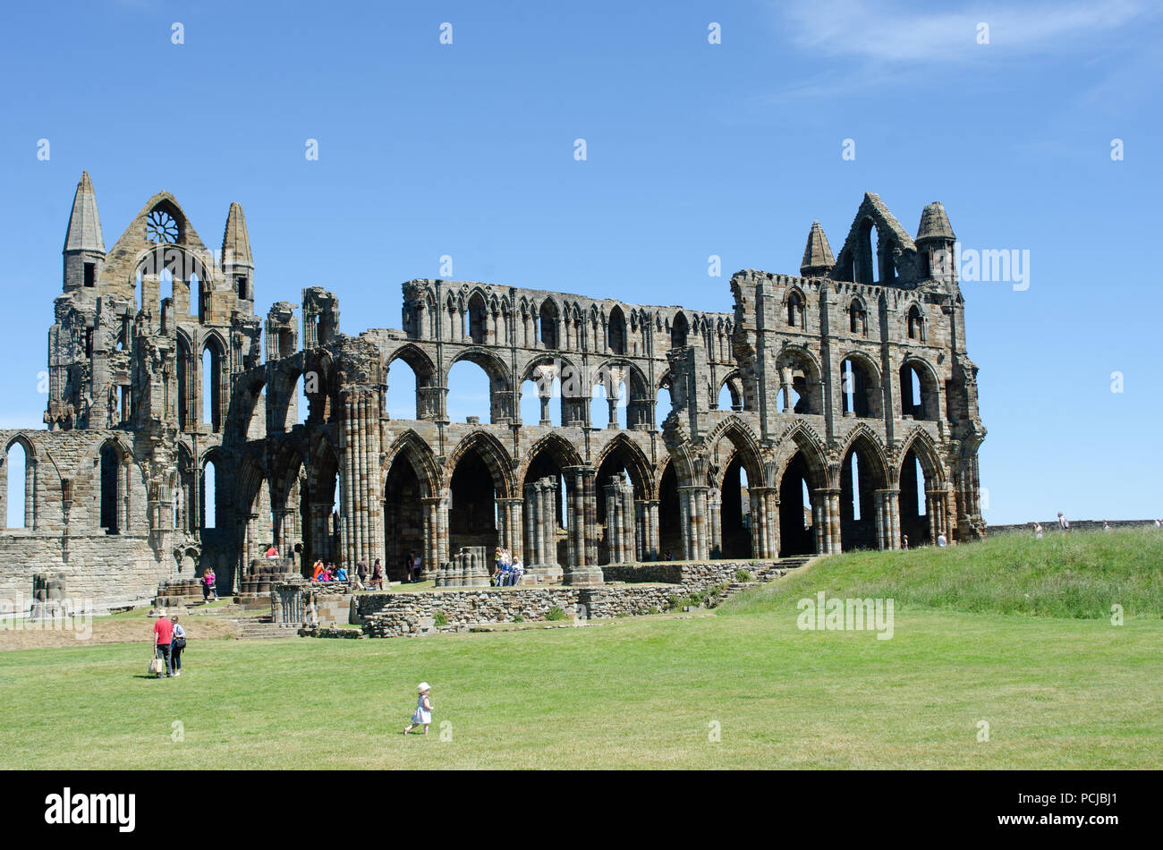 Whitby abbey tourism hi-res stock photography and images - Alamy