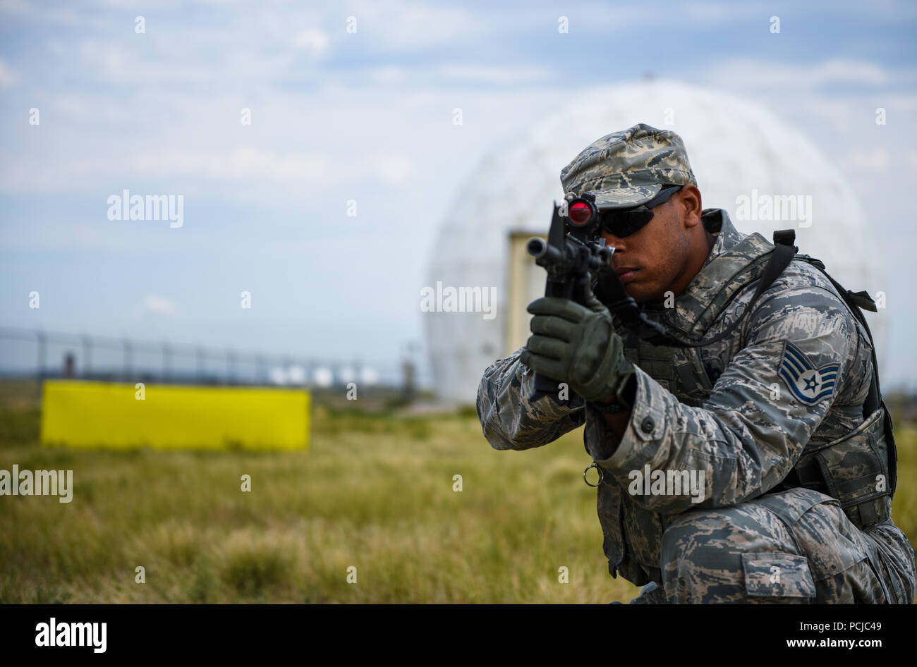 Staff Sgt. Phillip Edwards, 460th Security Forces Squadron defender ...