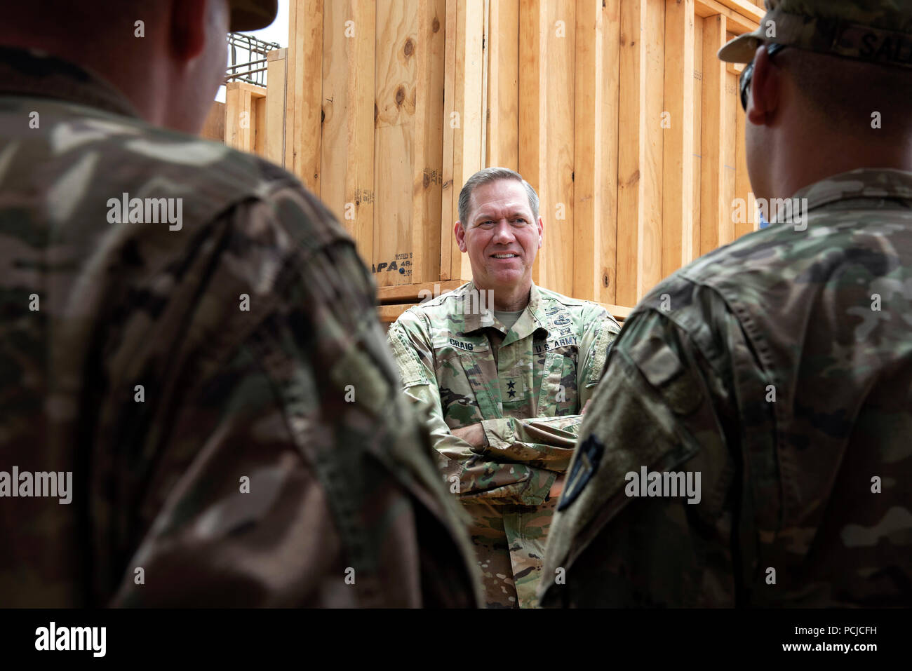 U.S. Army Maj. Gen. James Craig, commander, Combined Joint Task Force ...