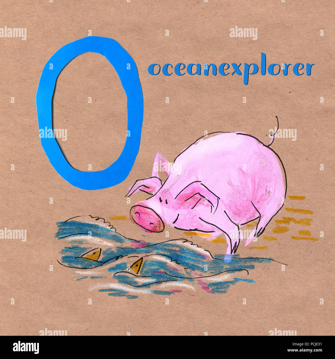 Cartoon letter o hi-res stock photography and images - Alamy