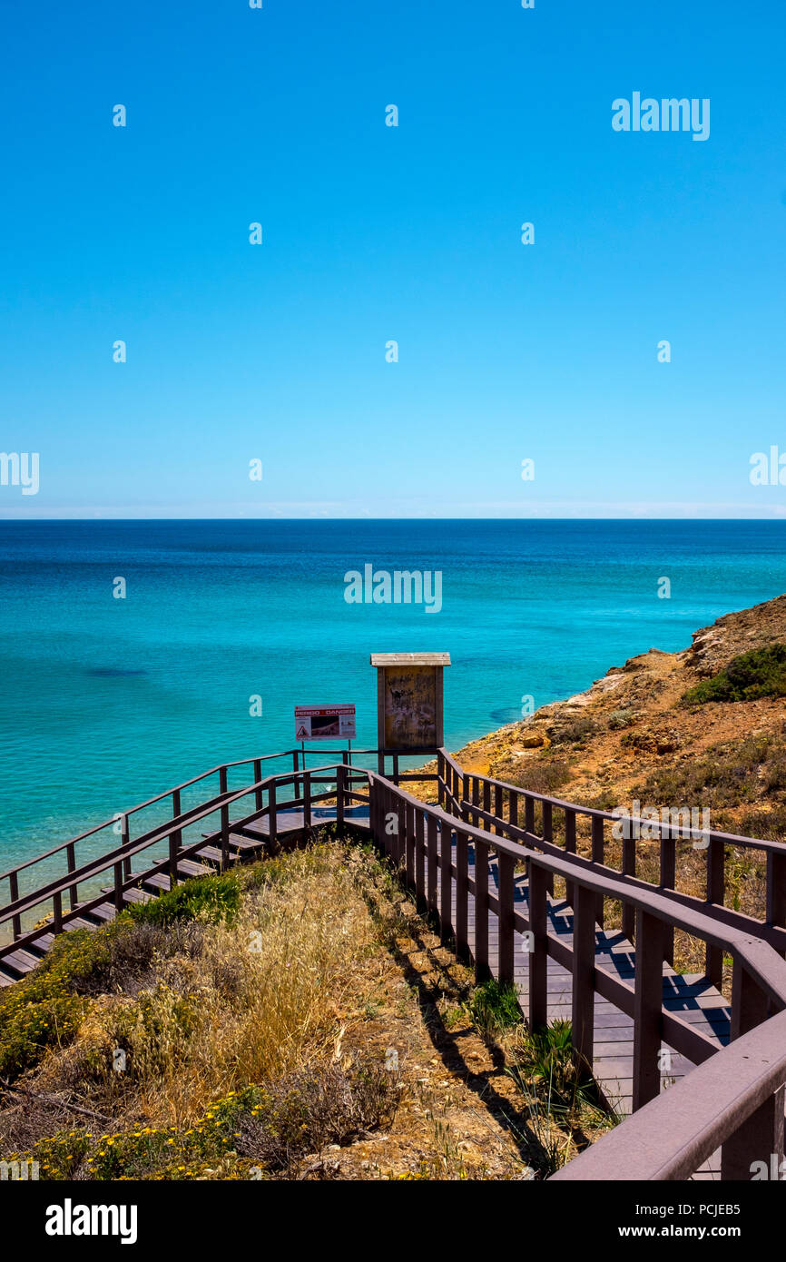 Salema beach algarve hi-res stock photography and images - Alamy