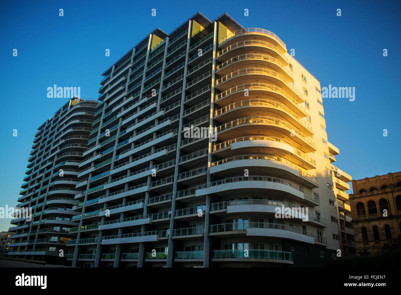 Multi storey with balconies hi-res stock photography and images - Alamy