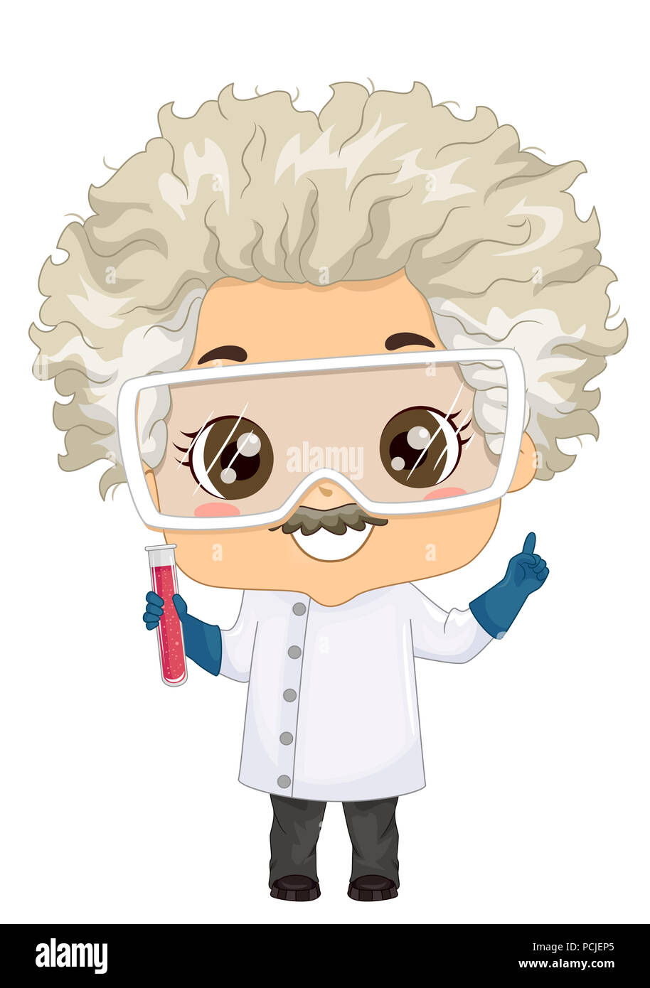Cartoon test tube laboratory school hi-res stock photography and images ...