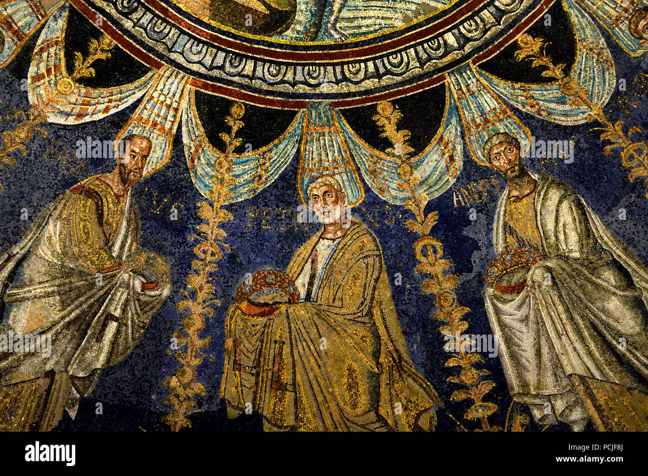 Neonian Baptistery in Ravenna - Mosaics ( late Roman and Byzantine ...