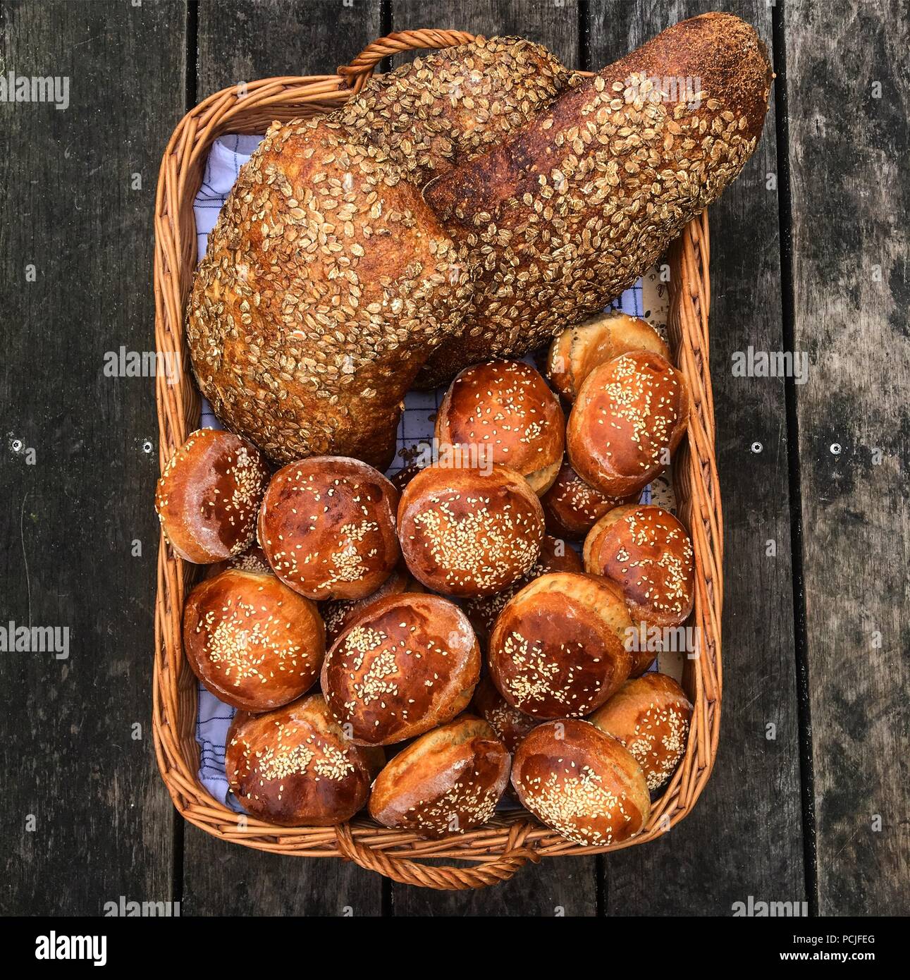 Eat bread roll hi-res stock photography and images - Alamy