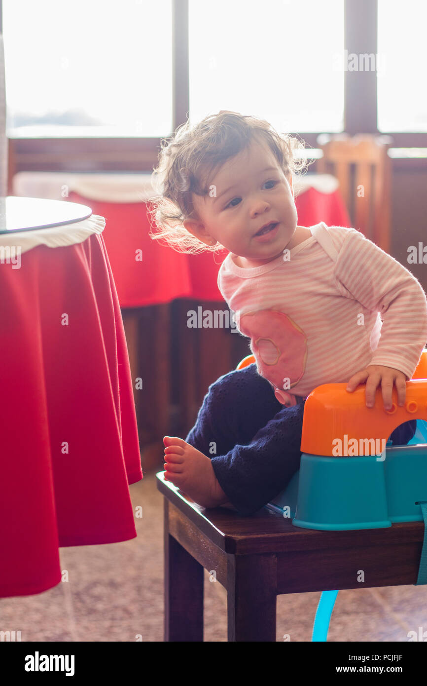 High chair hi-res stock photography and images - Alamy